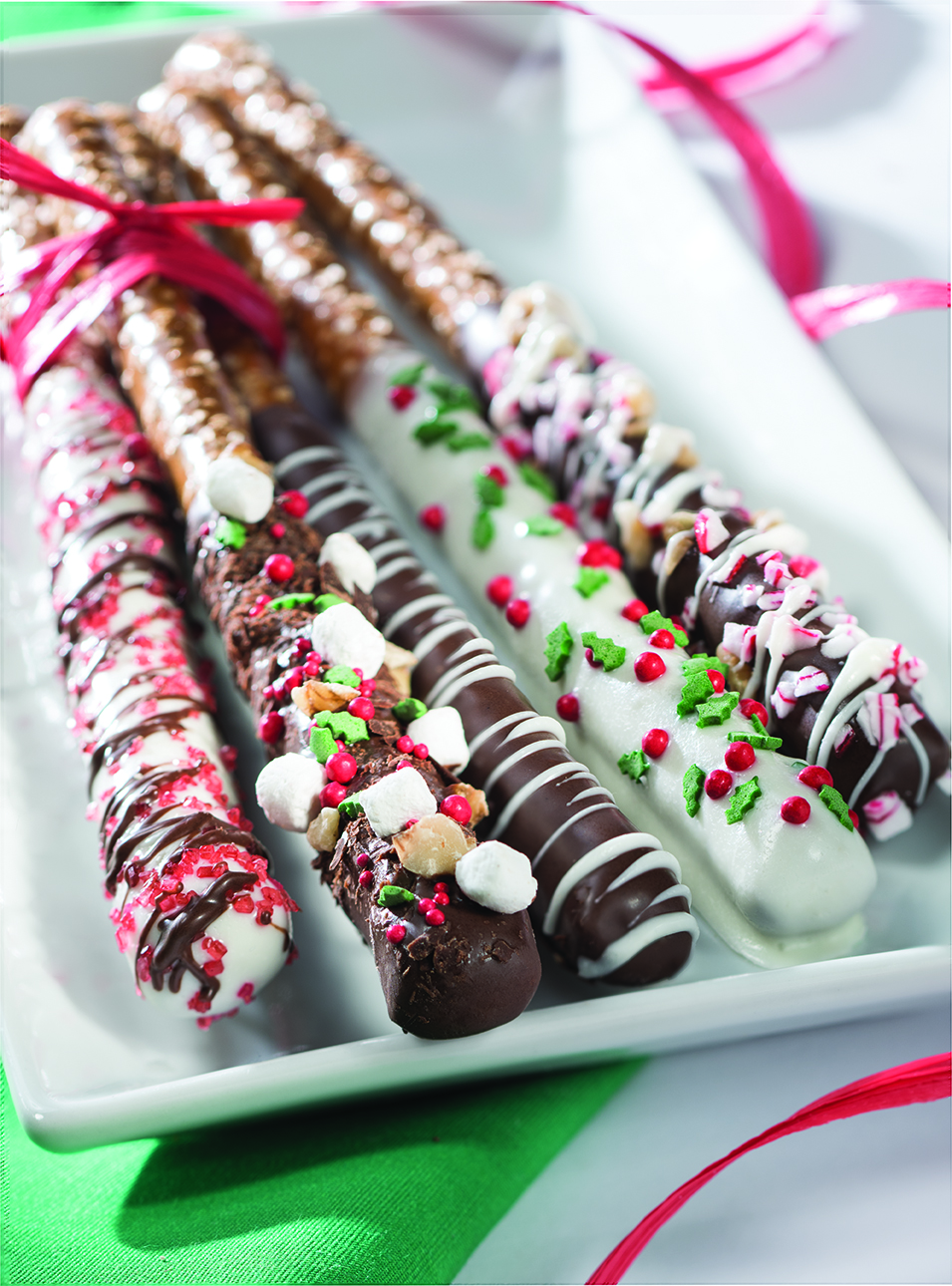 Holiday Rocky Road Pretzel Rods - Snyder's of Hanover